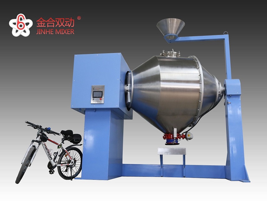Huge chemical industrial mixer - 3D powder V type horizontal powder ...